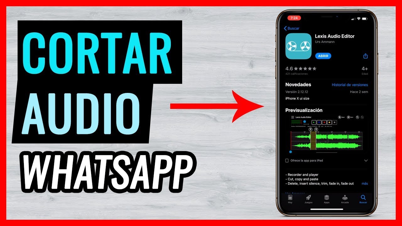 como cortar el audio de whatsapp