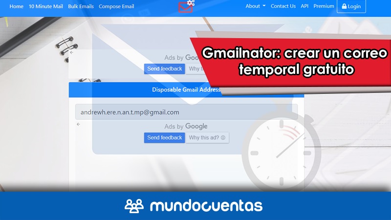 Gmailnator: crea un correo electrónico temporal gratuito